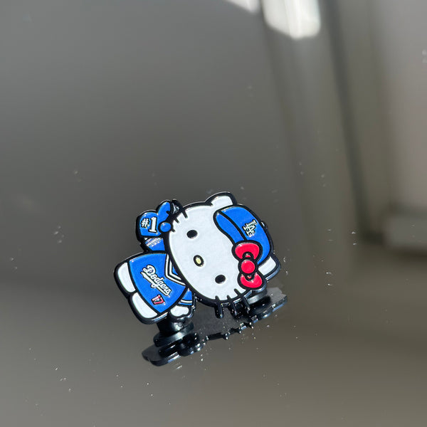 Hello Kitty Dodger Pin – The Pin Deli